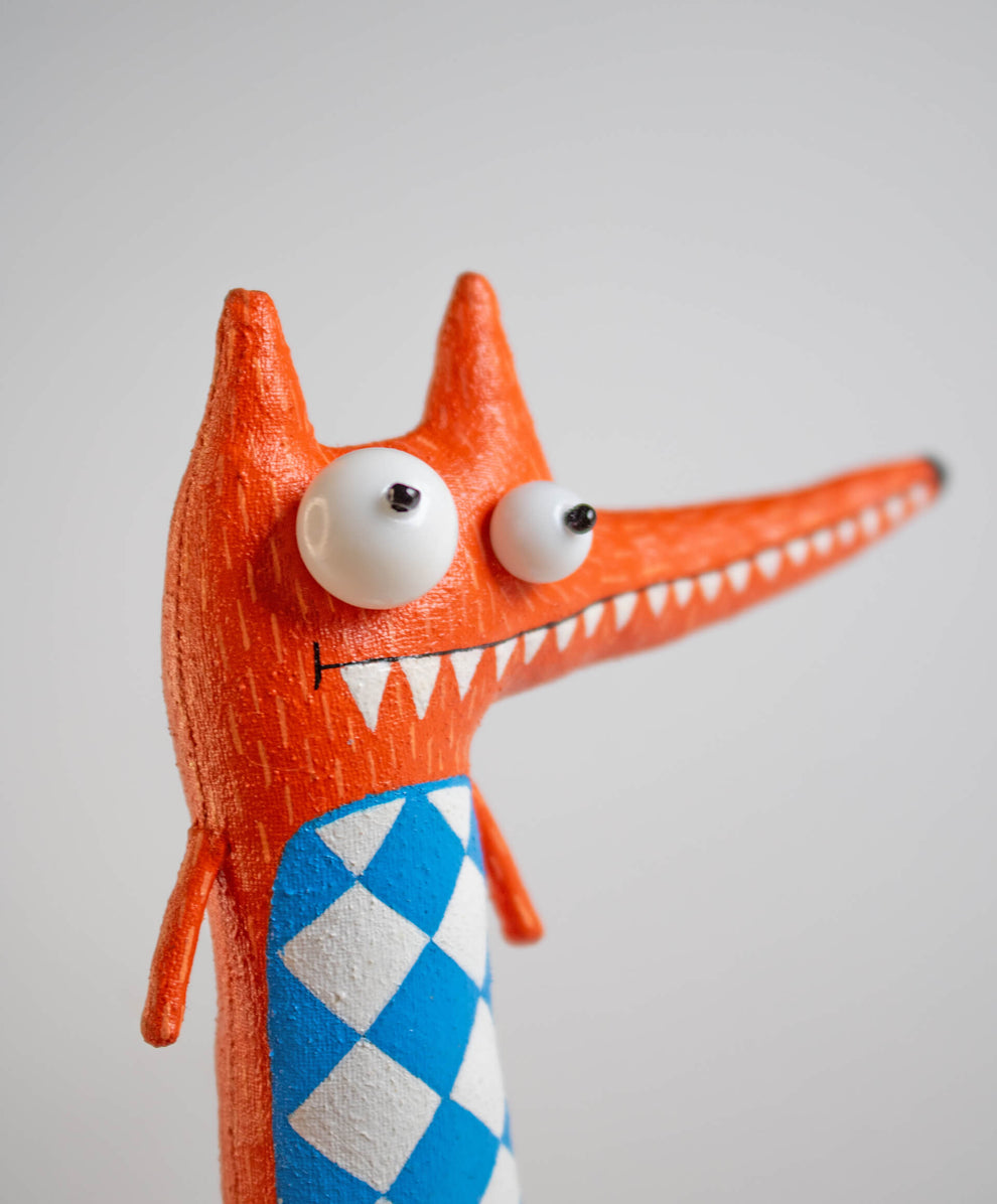 Molly the sweet tooth Fox , Collectible Interior toy Handcrafted Gift ...