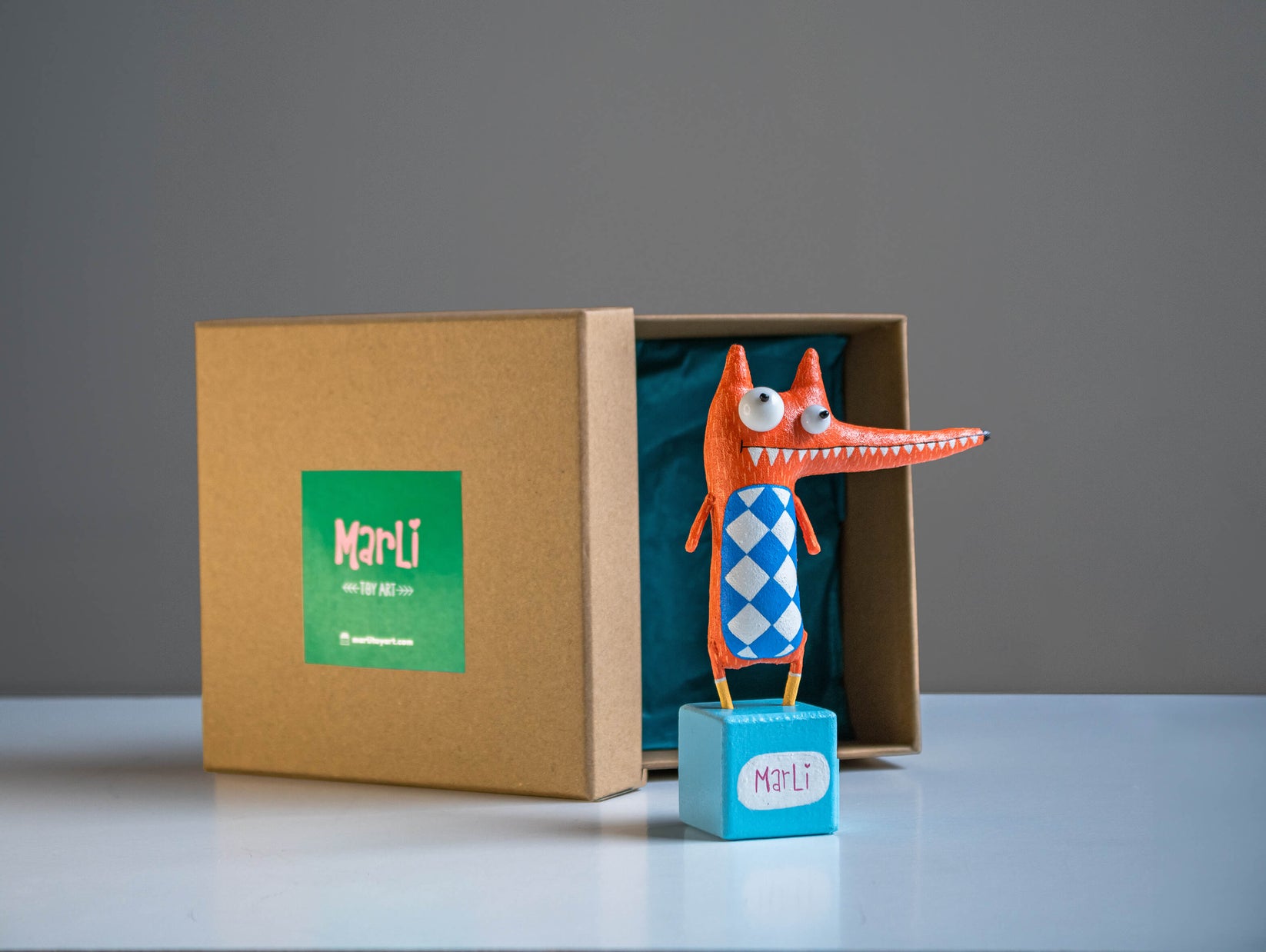Molly the sweet tooth Fox – Collectible Interior toy Handcrafted Gift ...