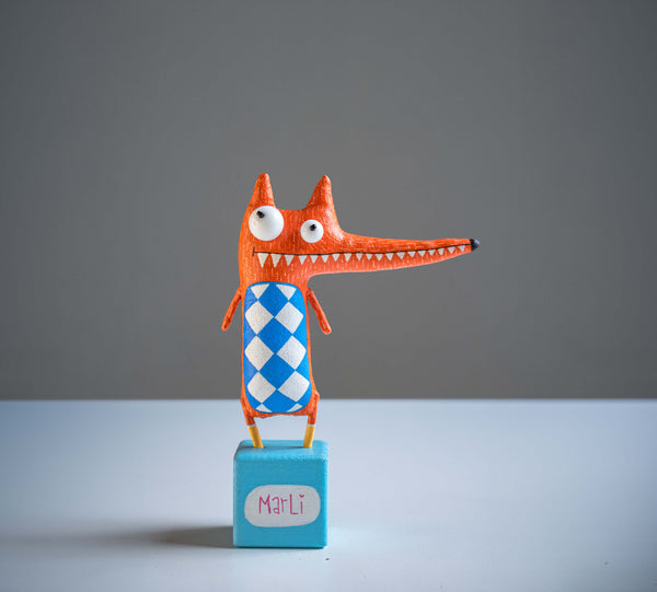Molly the sweet tooth Fox , Collectible Interior toy Handcrafted Gift ...