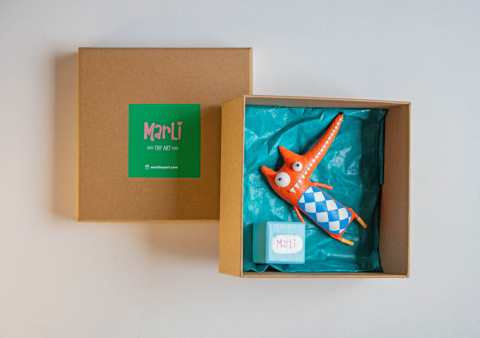 Molly the sweet tooth Fox , Collectible Interior toy Handcrafted Gift ...