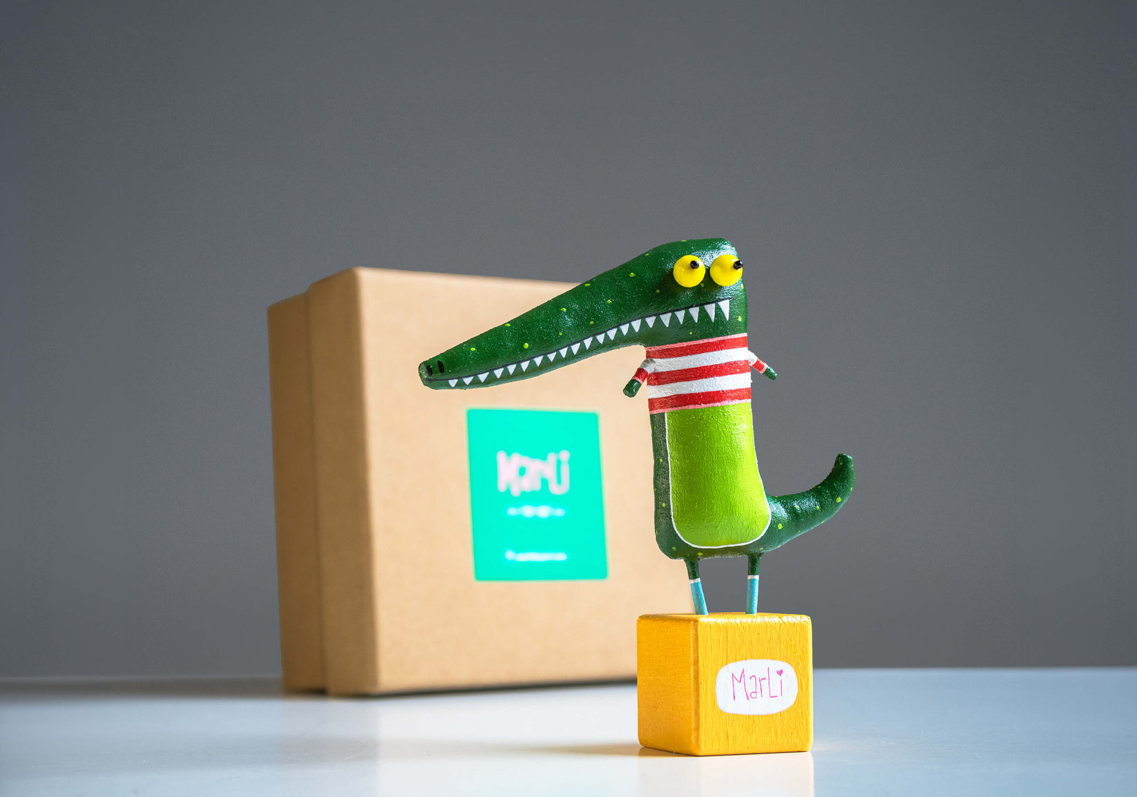 Louis the alligator– Collectible Handcrafted Gift by Marlitoyart ...
